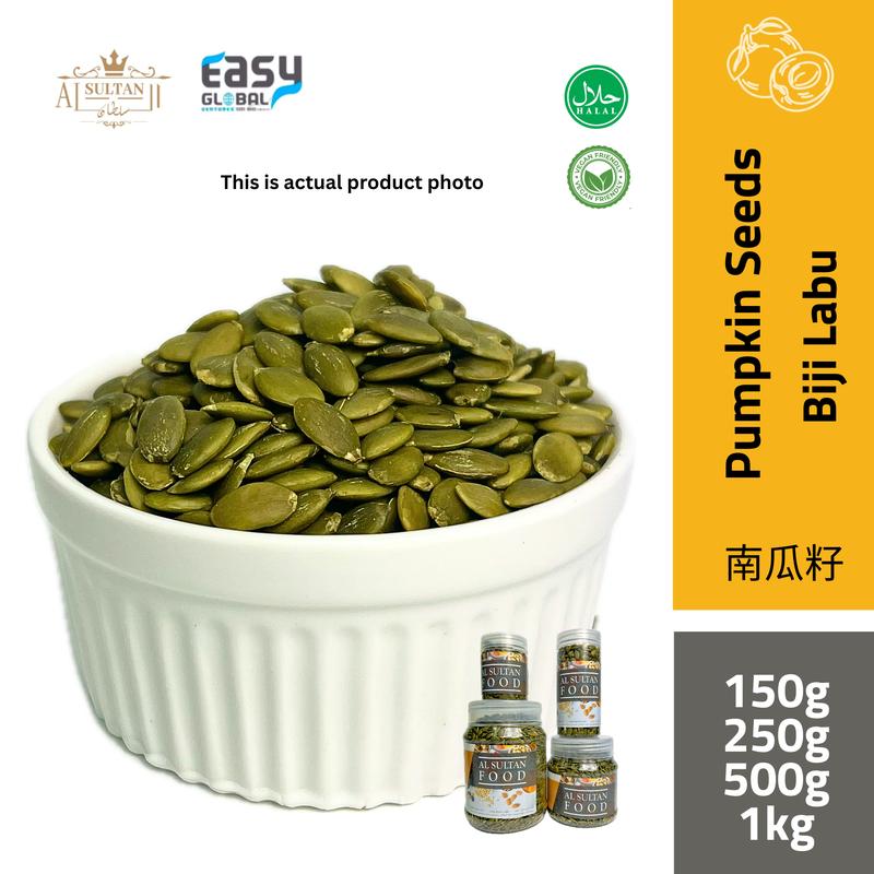 AlSultanFood Pumpkin Seeds | Kuaci Buah Labu 150g,250g, 500g,1kg ...