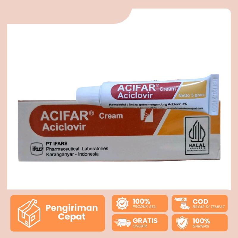 Acivar Krim Untuk Herpes dan Cacar (1 tube) - Shop | Tokopedia