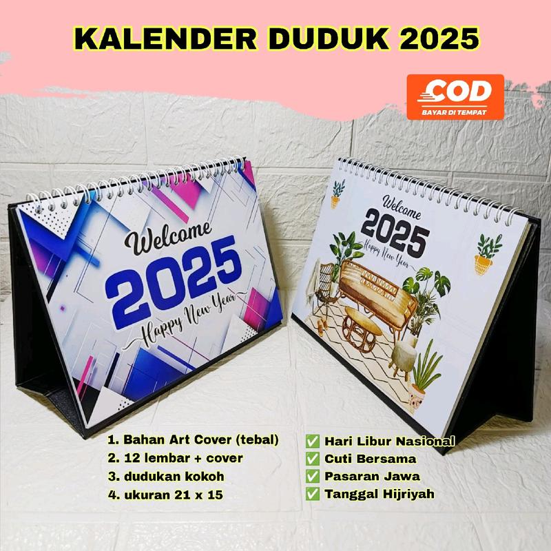 KALENDER MEJA DUDUK 2025 SIMPEL MENARIK AESTETIK MURAH - Shop | Tokopedia