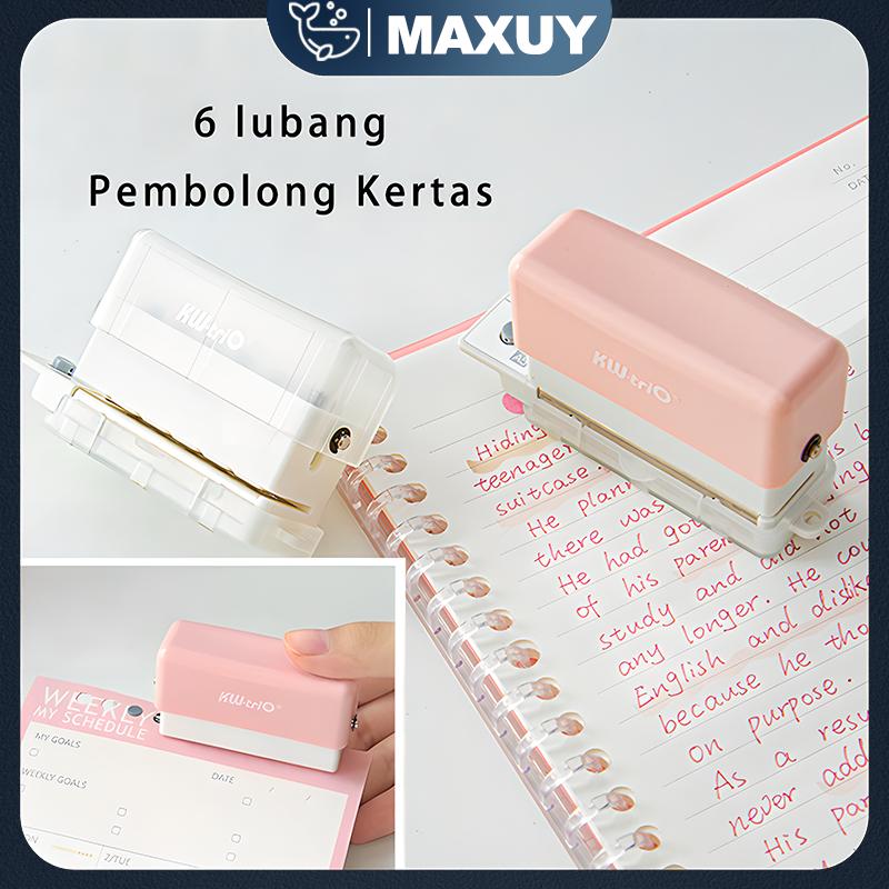 pembolong kertas mini/pembolong kertas /A4 A5 B5 6 lubang Mini - Shop ...