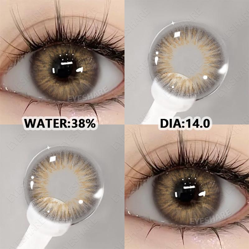 [Same day delivery] EYESHARE OMG brown contact lenses graded - TikTok ...