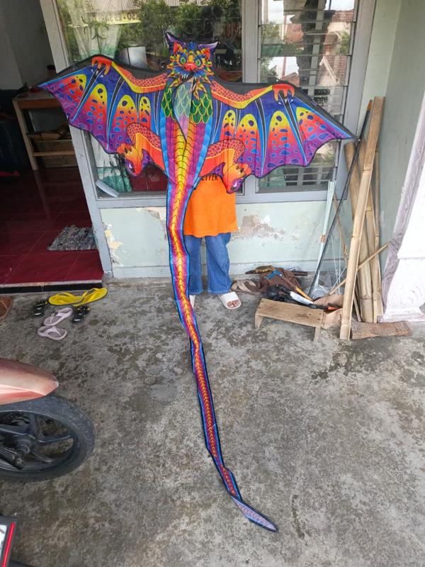 layangan 3D motif naga , layang layang jumbo - Shop | Tokopedia