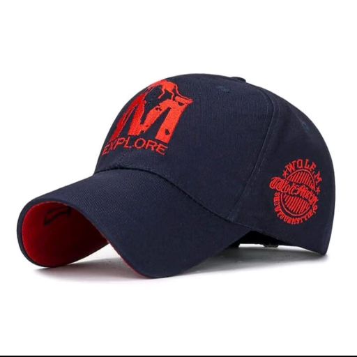 Topi Bordir Logo M Unisex Olahraga Outdoor Anti UV Dewasa Pria Wanita ...