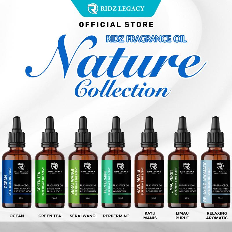 Ridz Nature Range Home Fragrance Oil 50ML Aromatherapy Diffuser ...