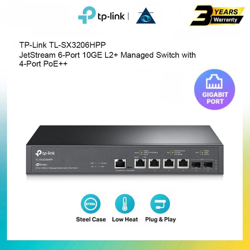 TP-Link TL-SX3206HPP JetStream 6-Port 10GE L2+ Managed Switc - TikTok ...