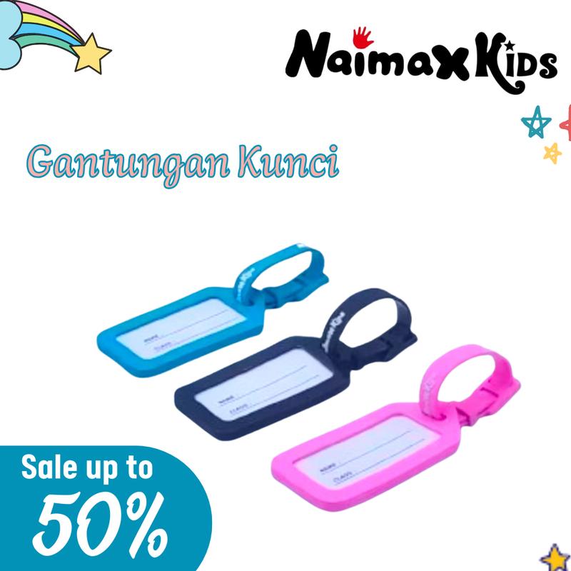Naimax Kids Name tag Rubber Custom Nama Tas Bekal - Shop | Tokopedia