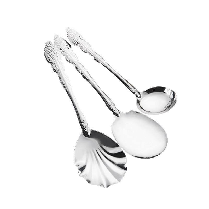 Centong Kerang Stainless Steel/Sendok Sayur Lauk Prasmanan/Centong Kuah ...