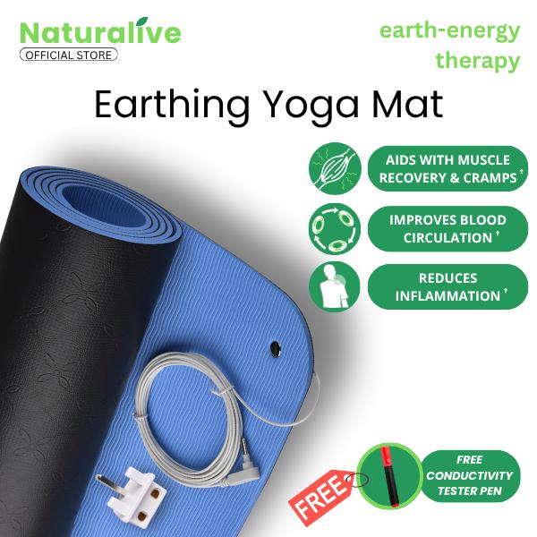 Naturalive Earthing Yoga Mat | Grounding Technology | Ideal for ...