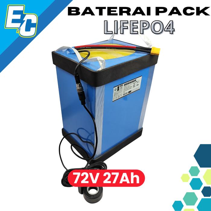 Jual BATERAI PACK LIFEPO4 72V 27Ah SEPEDA MOTOR LISTRIK NEW - Kab ...
