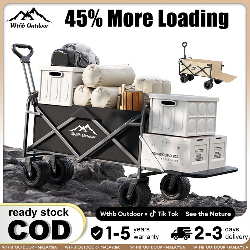 WTHB Outdoor Wagon Trolley Expandable Troli Gerabak Luar Camping ...