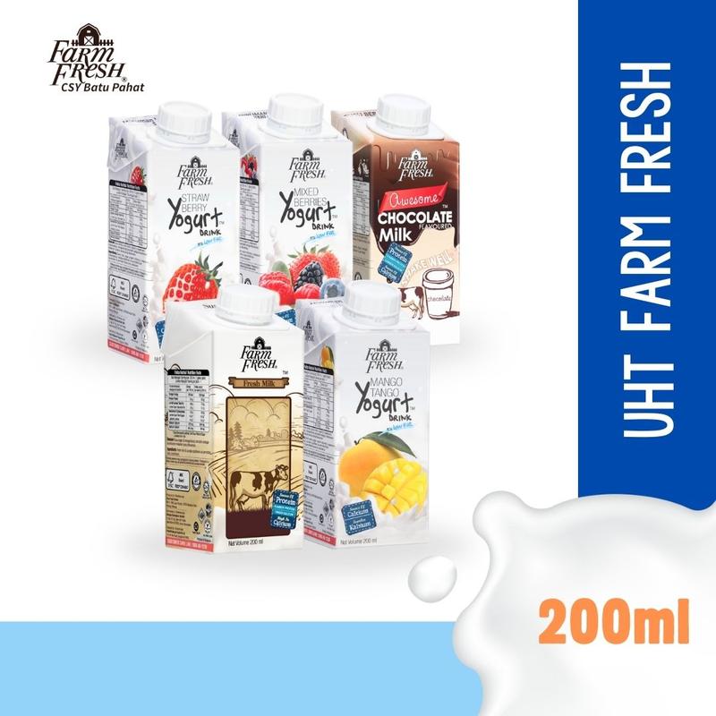 UHT Farm Fresh 200ml - Fresh Milk | Chocolate - TikTok Shop Malaysia