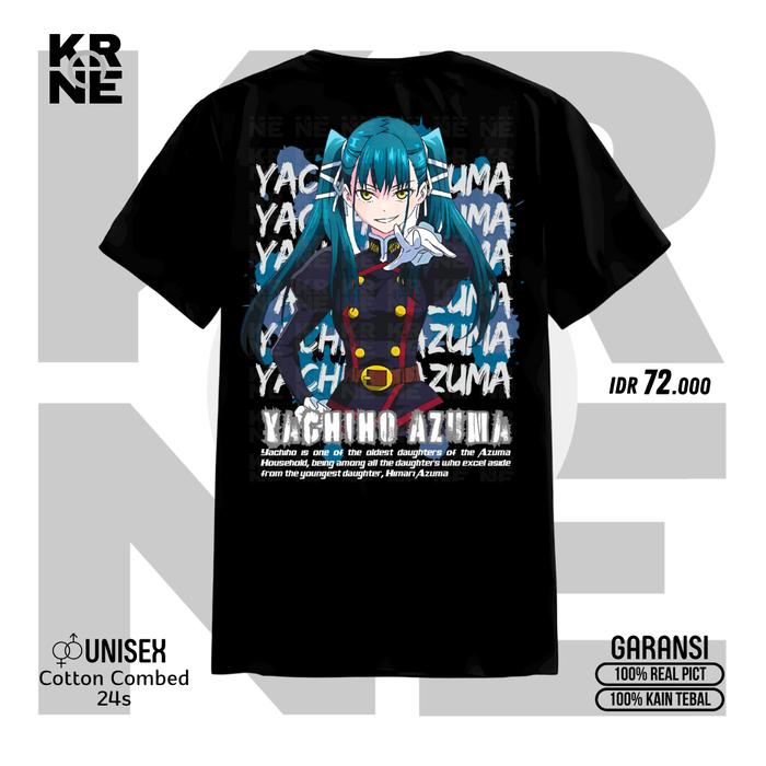 Jual Kaos Anime YACHIHO AZUMA Mato Slave Katun 24s Tebal | Kaos Himari ...