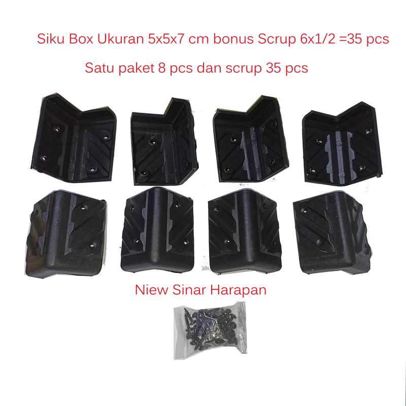 Siku box Speaker Plastik satu paket 8 pcs dan Scrup 35 pcs uk 6x1/2 ...