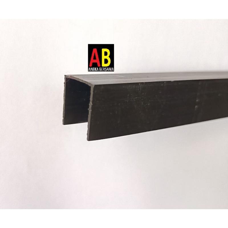 Lis U Aluminium 15Mm X 15Mm X 15Mm Brown 119.5Cm - Shop | Tokopedia