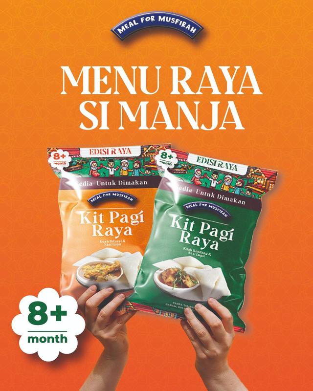 Meal For Musfirah - Menu Raya Si Manja Nasi Impit Rendang da - TikTok ...