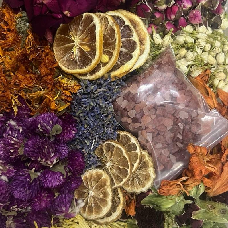 MANDIAN 9 BUNGA BERSAMA LEMON,LIMAU PURUT & GARAM HIMALAYA - - TikTok ...