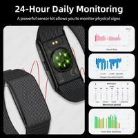 Jual LIGE NO Screen Smart Wristbands With Heart Rate Sleep AI Health ...