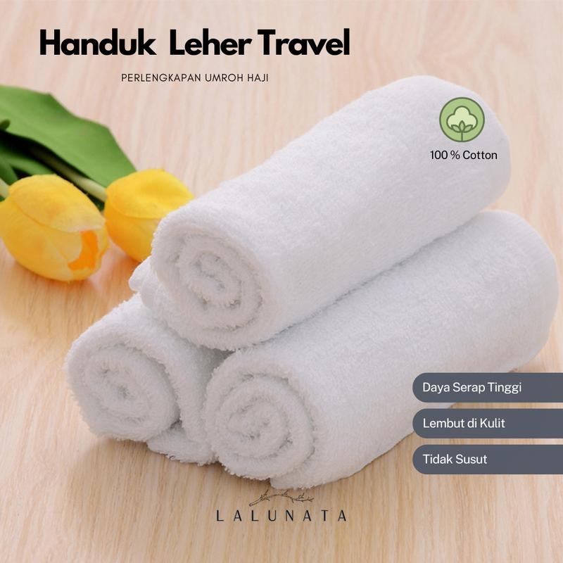 Handuk Wajah Handuk Leher Cotton 100% Tebal Lembut Travel haji - Shop ...
