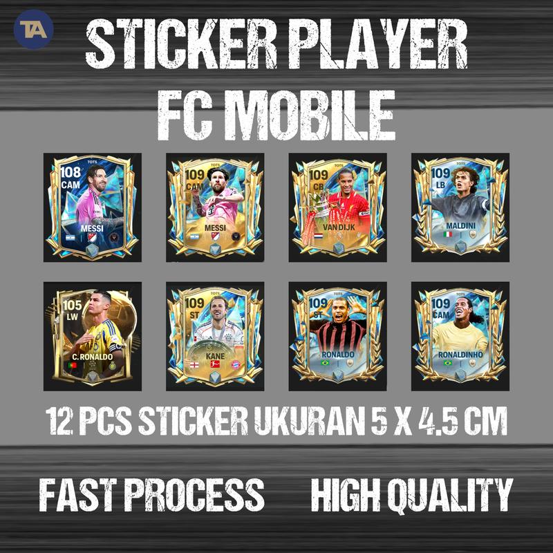 STICKER PLAYER FC MOBILE - STICKER PLAYER FIFA MOBILE 12 PCS BEBAS ...
