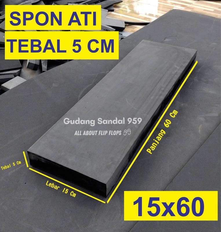 SPON ATI TEBAL 5 CM WARNA HITAM LEBAR 15 CM X PANJANG 60 CM - Shop ...