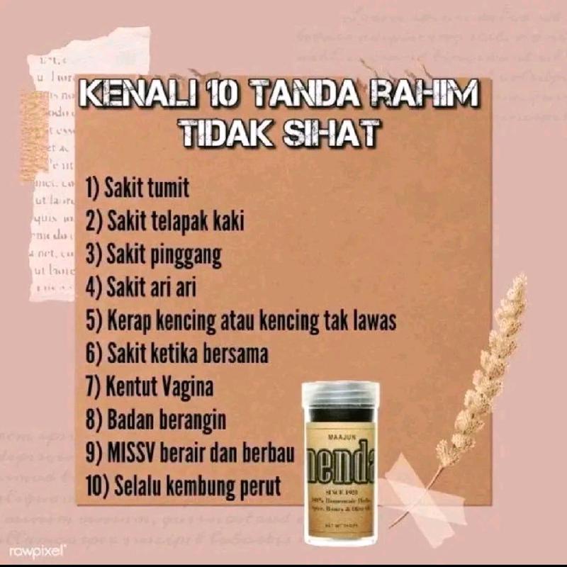 SET PANTANG RAWATAN JERAWAT JAMU MA' JUN NENDA HOMEMADE ORIGINAL ...