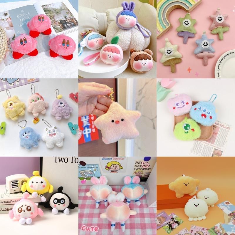 Japanese Cute Face Pinching Doll Keychain Decompression Creative ...