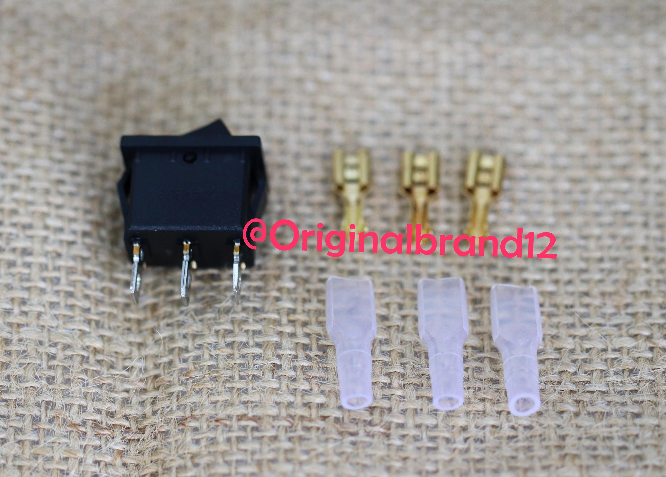 Saklar Rocker Switch ON OFF ON 3 Kaki dengan Skun dan karet - Shop ...