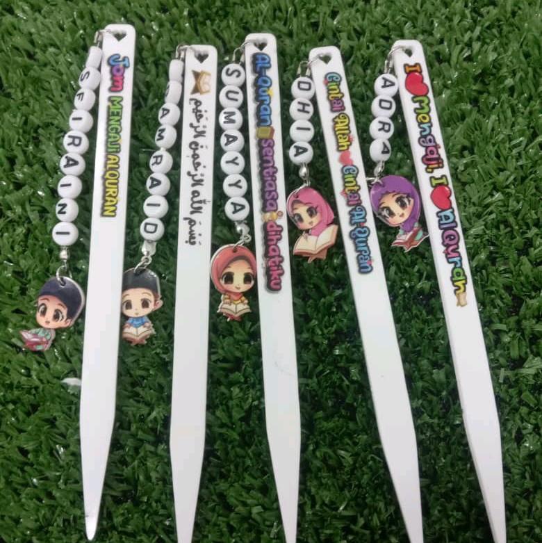 Penunjuk Mengaji Custom Nama + Cartoon - TikTok Shop Malaysia