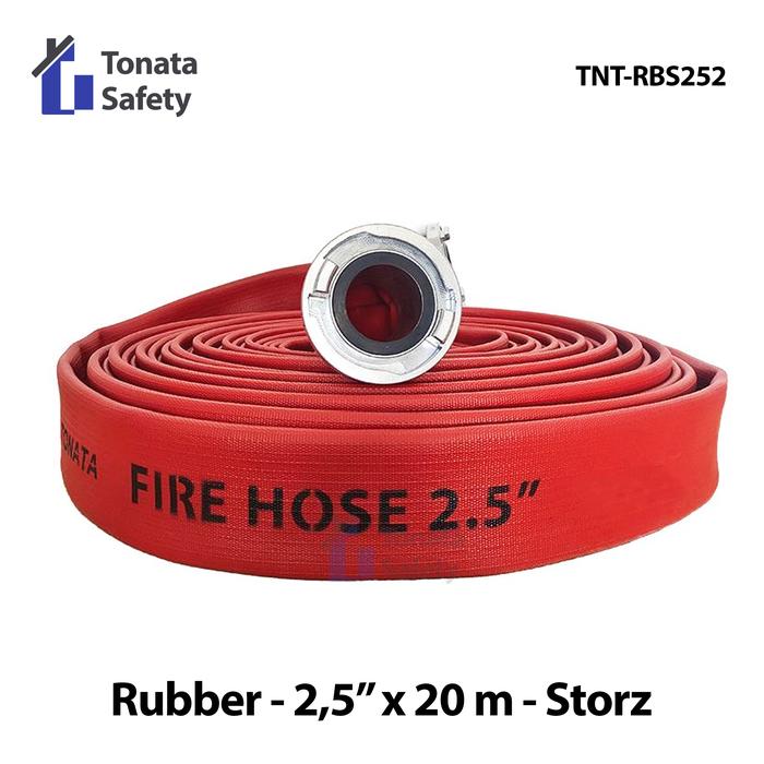 Promo Fire Hose Rubber Storz Tonata 2.5" x 20 m / Selang Pemadam ...