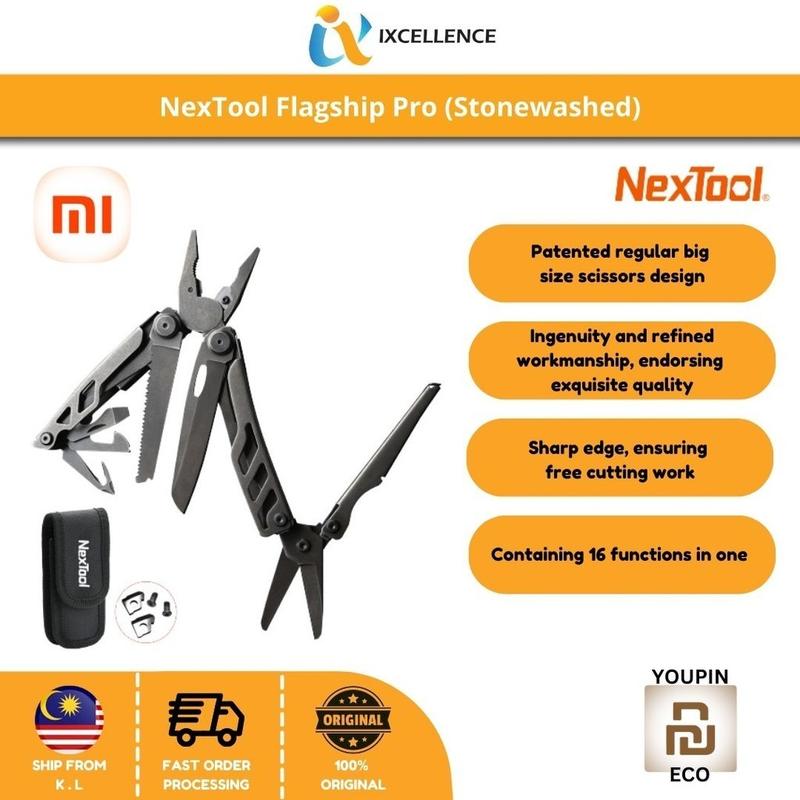 [IX] NexTool Flagship Pro - Metal/Stonewashed/Blade Replace/Blue/Red ...