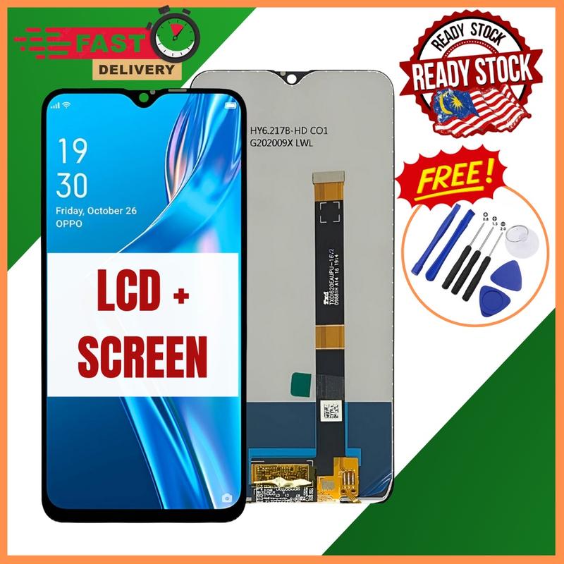 Compatible For A5S / A7 / A12 / REALME 3 LCD Touch Screen Digitizer ...