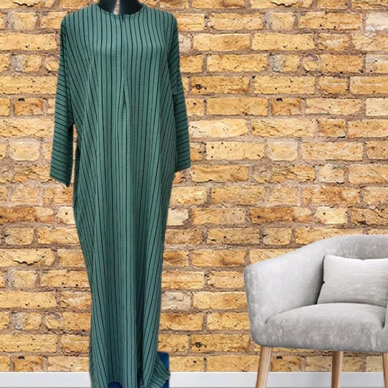 Baju Kaftan Muslimah CEY Printed Viral Wanita Muslimah Kain Labuh ...