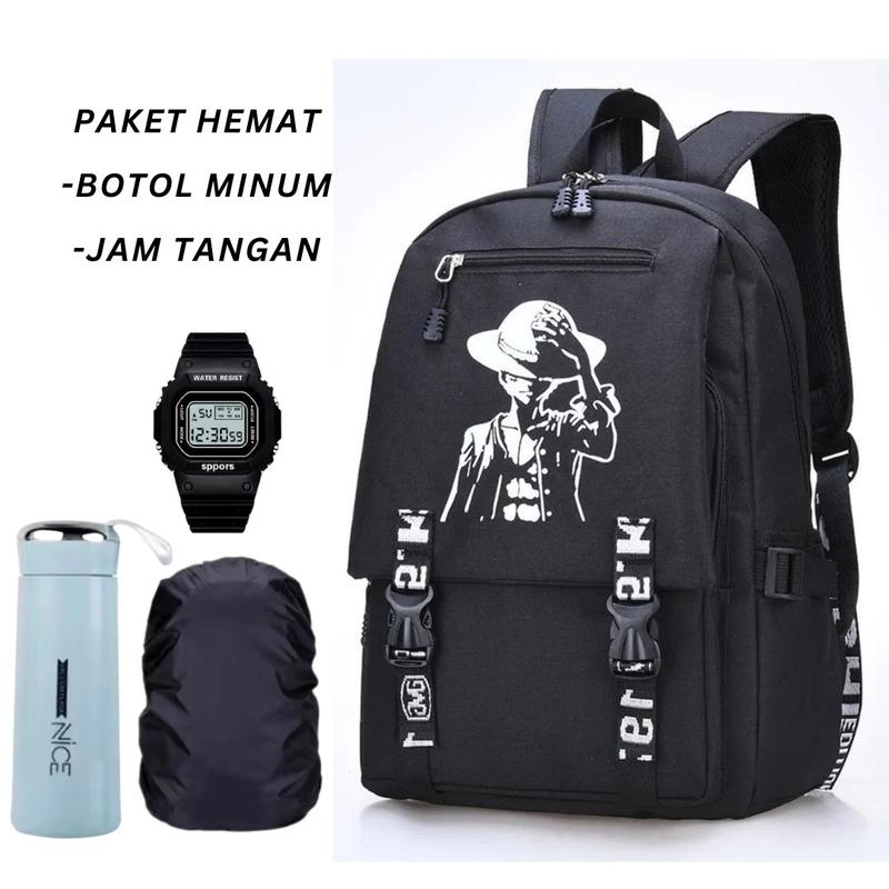 Tas ransel anime one piece-tas ransel anak unisek-backpack karakter ...