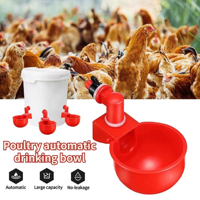 2/6/10 Pcs of Fully Automatic Plastic Drinking Bowls for Poultry ...