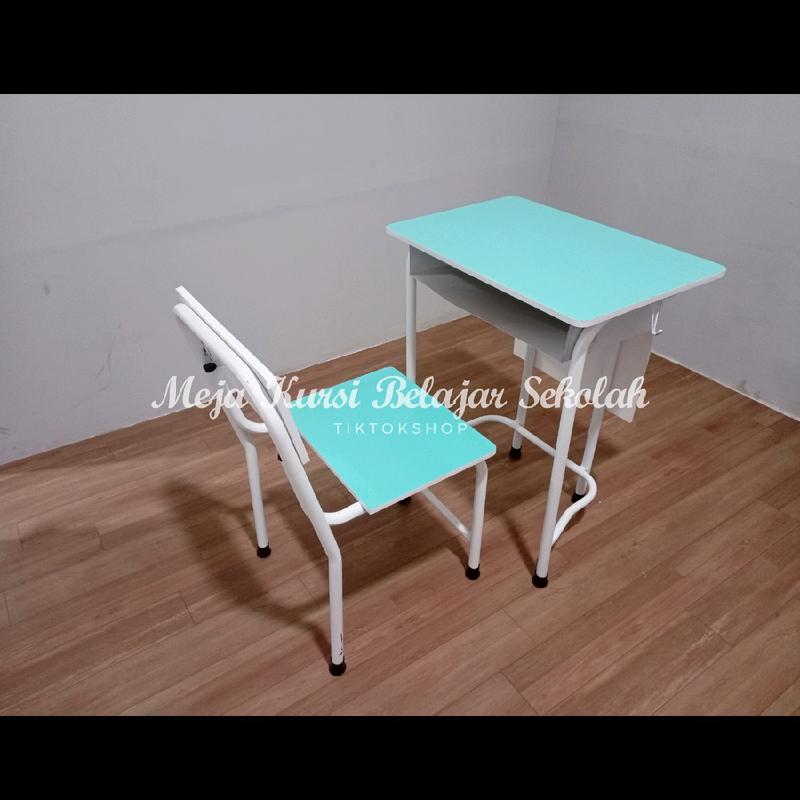 MEJA KURSI SEKOLAH TIPE A BLUE MURAH - Shop | Tokopedia