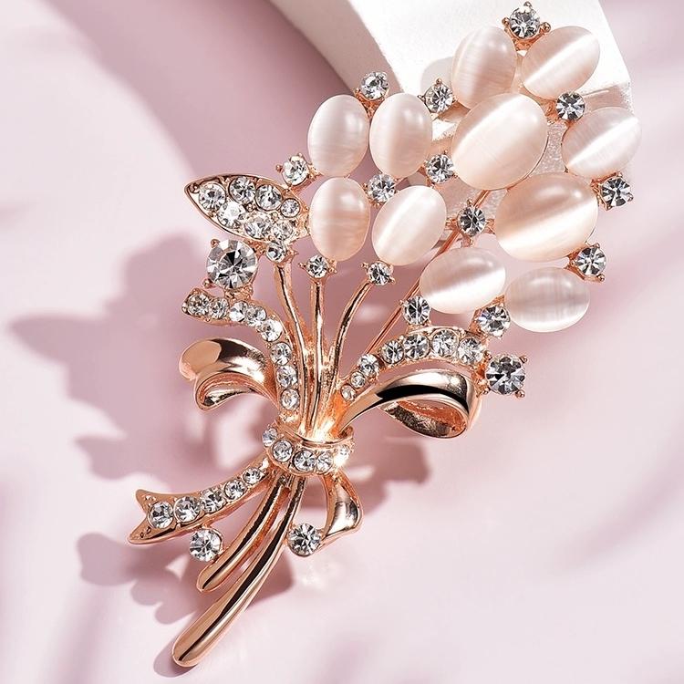 Kerongsang Bunga, Rekaan Cantik, Gaya Vintaj, Pin, Untuk Wanita ...