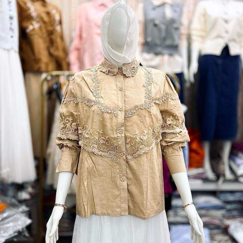 Kemeja borkat atas depan premium bkk - Shop | Tokopedia