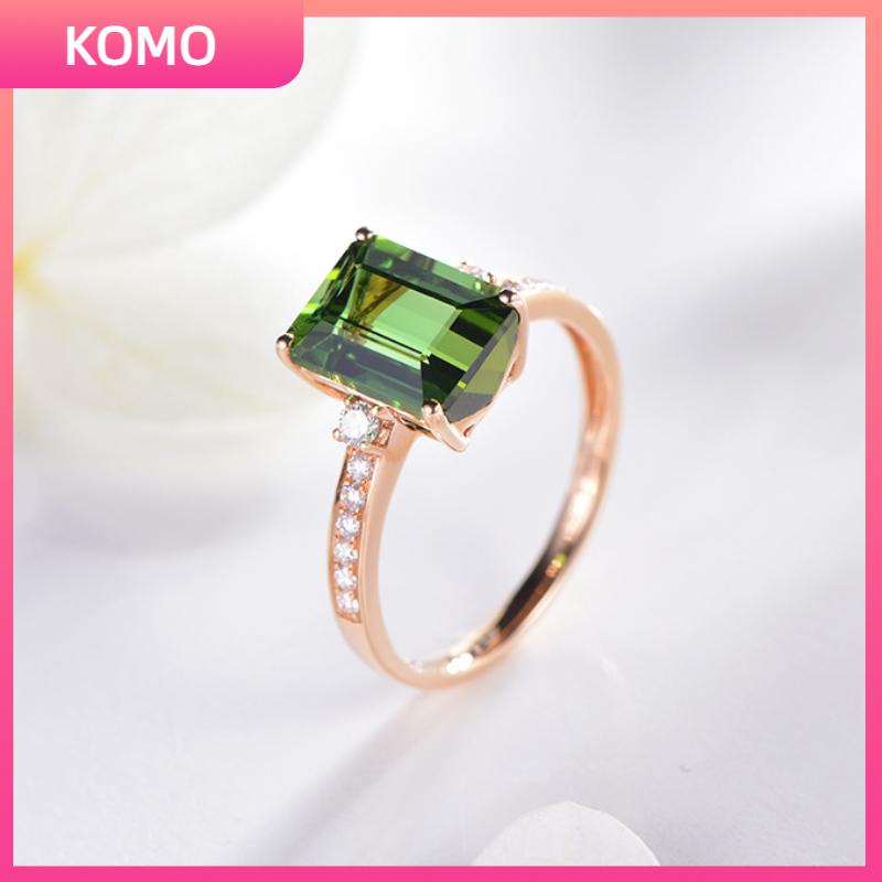 158 KOMO LIMITED】Green Adjustable Ring - TikTok Shop Singapore