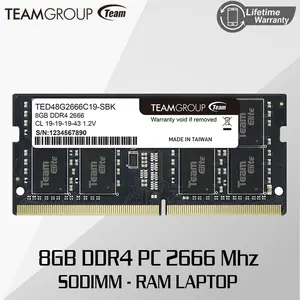 Team Elite 16GB DDR4 PC 2666 SODIMM-RAM Laptop - Shop | Tokopedia