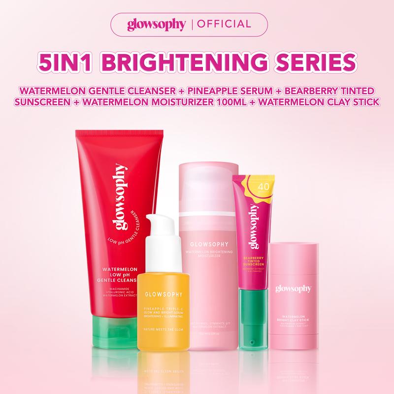 Glowsophy Bundle 5in1 Brightening Series Watermelon Brightening ...