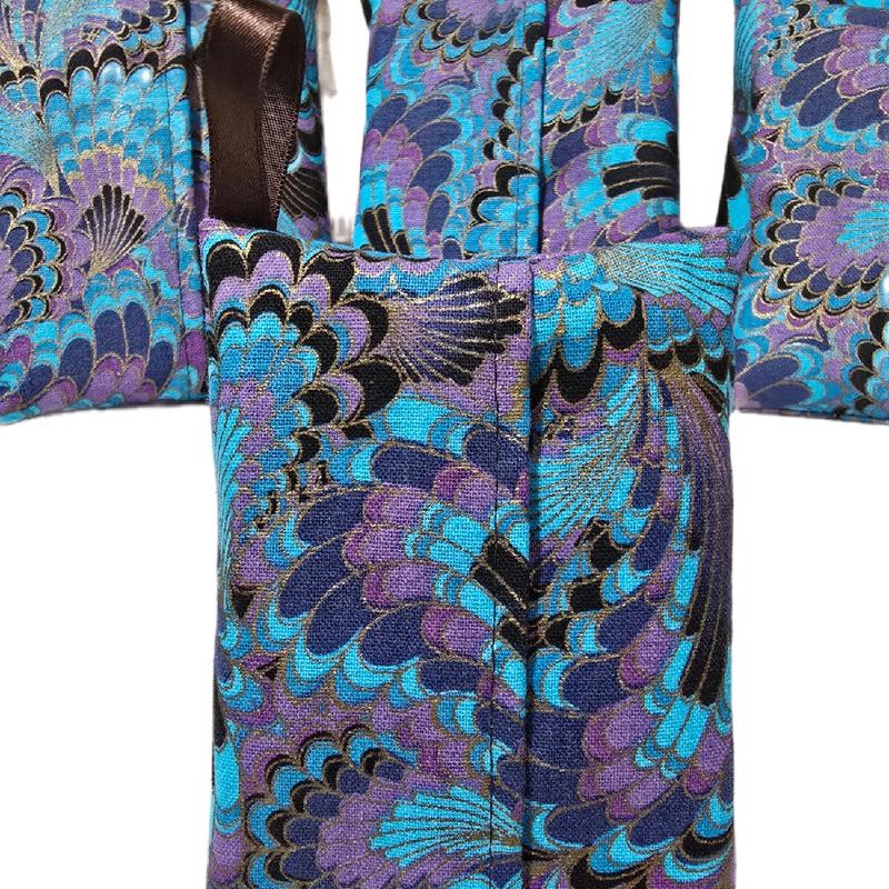 Japanese traditional Blue Phoenix tissue pouch - TikTok Shop Singapore