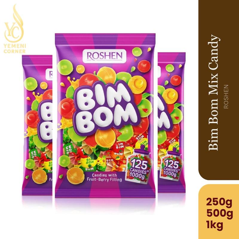 Roshen BIM BOM Candy Mix Flavour Candy gula gula viral Food Snacks ...