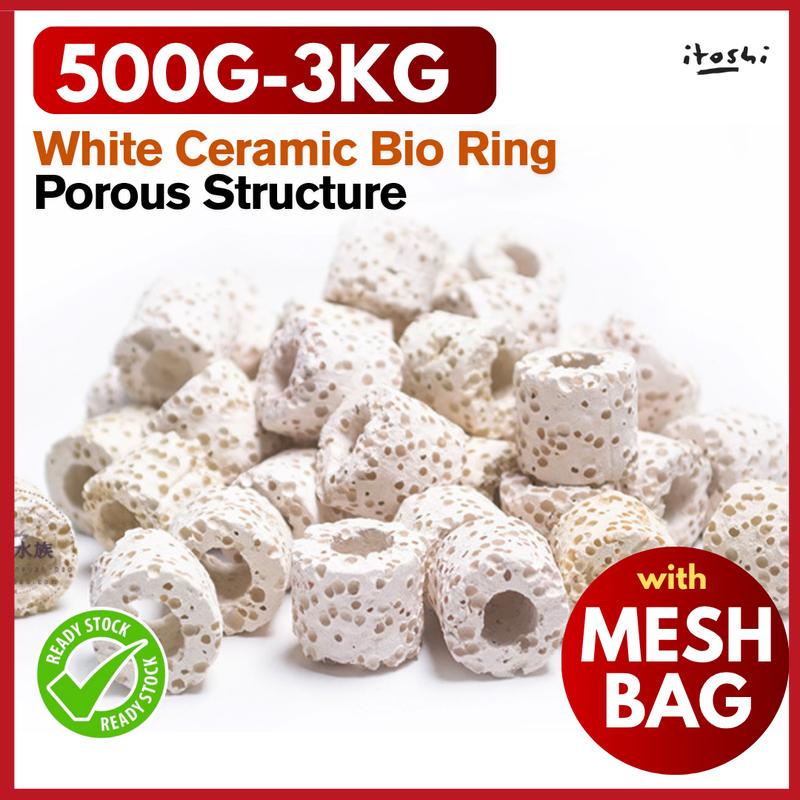 White Porous Bio Ring Aquarium Bio Filter Media - TikTok Shop Malaysia