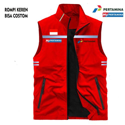 Terbaru Rompi Operator Jalur Khusus - Rompi Kerja Lapangan pertamina ...