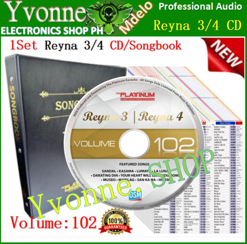 Yvonne shop 1Set Updated CD Platinum Reyna3 Reyna4 SongBook For ...