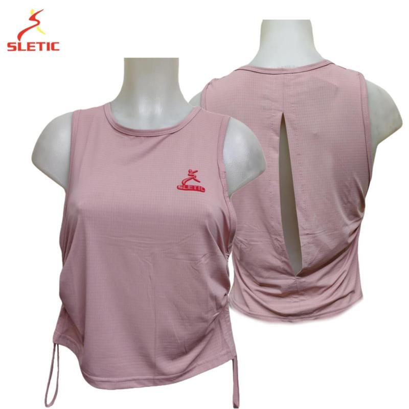 SLETIC runched strechy side design quality Top back slit comfy - TikTok ...