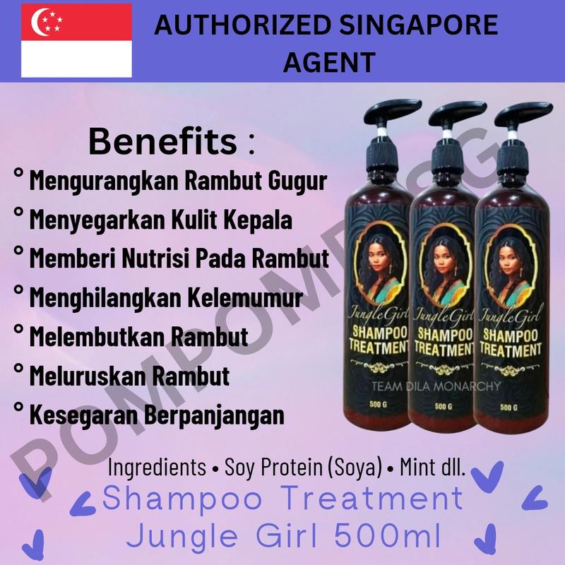 [SG AGENT] Shampoo Treatment 500ml by Jungle Girl hair growth - TikTok ...