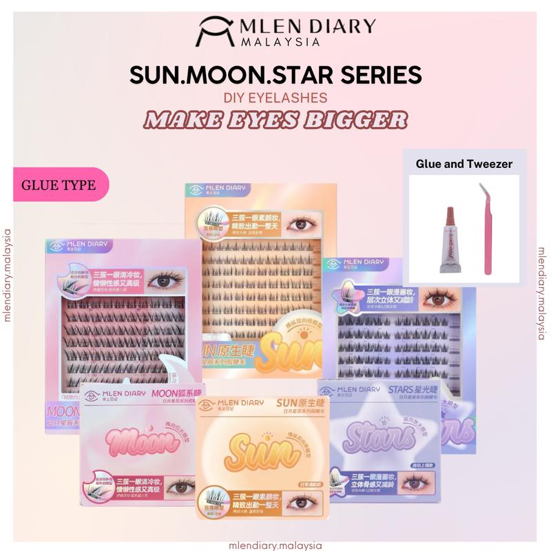 MLEN DIARY DIY Eyelashes Sun.Moon.Star Series - TikTok Shop Malaysia