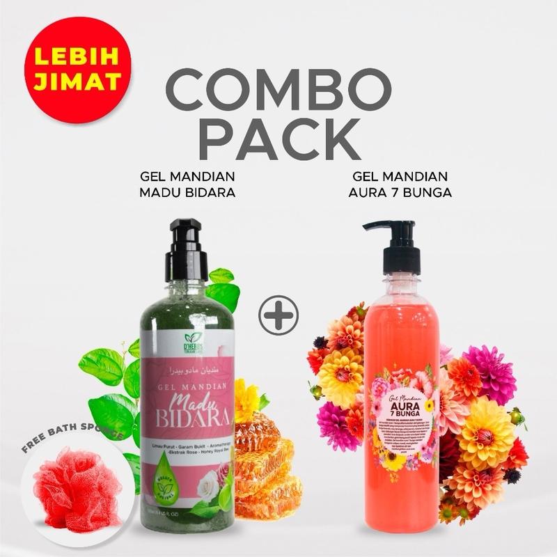 COMBO Gel Mandian Bidara & Aura 7 Bunga Dherbs - TikTok Shop Malaysia