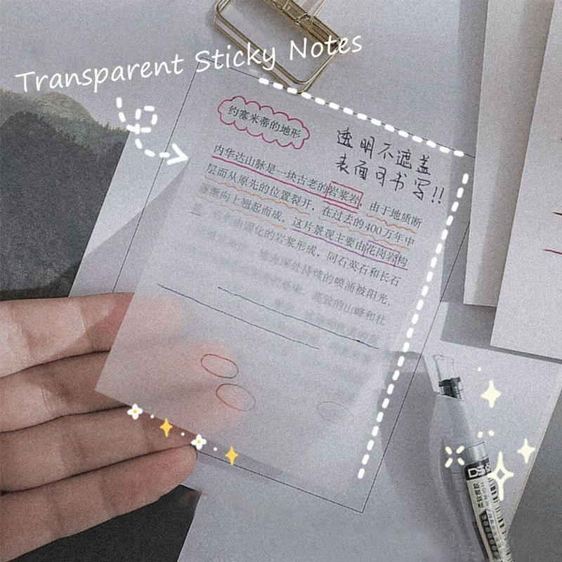 Creative Waterproof Notepad Self Adhesive Stationery Sticker - TikTok ...
